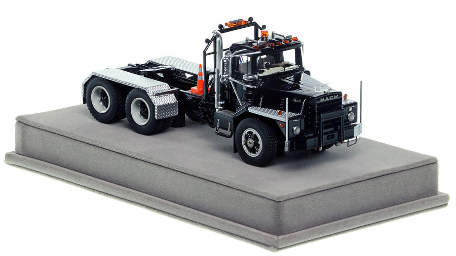 Fire Replicas Mack® DM 800 Tandem Axle Tractor - Black Scale Model