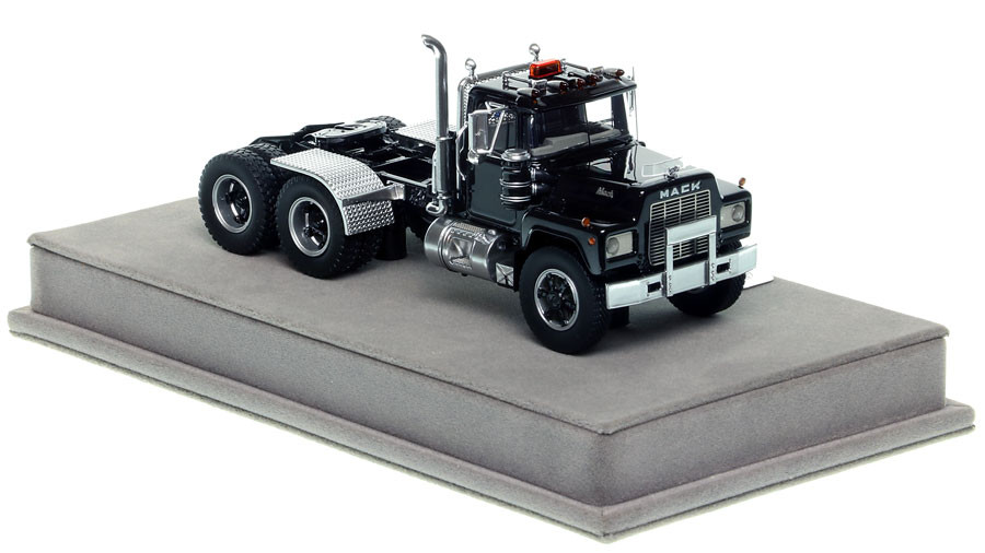 Fire Replicas Mack® R Tandem Axle Tractor - Black Scale Model