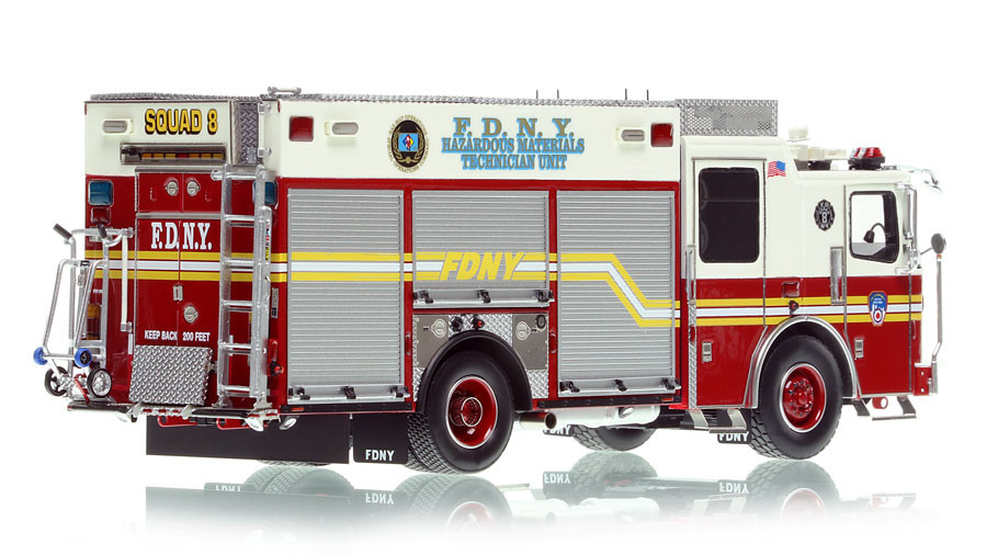 Fire Replicas FDNY 2018 Ferrara Hazardous Materials Technician Unit 8 ...