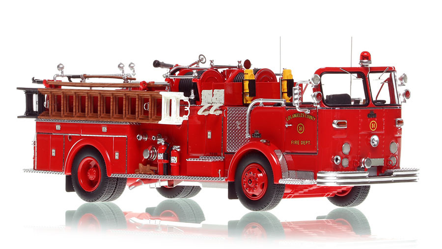 Fire Replicas Los Angeles County Fire Department 1965 Crown Firecoach ...