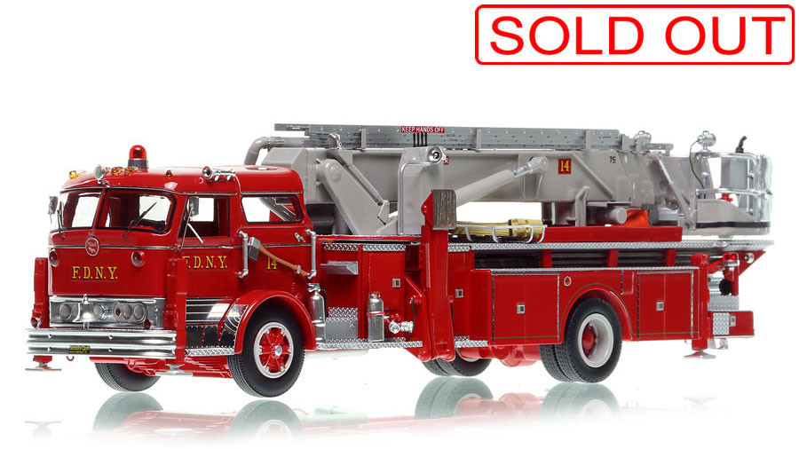 Fire Replicas FDNY 1969 Mack® C/Eaton 75' Tower Ladder 14 - Manhattan