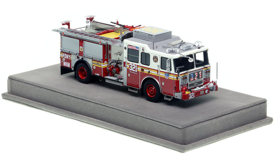 Fire Replicas FDNY Seagrave Engine 321 - Brooklyn Scale Model