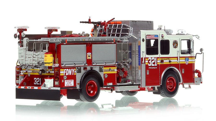 Fire Replicas FDNY Seagrave Engine 321 - Brooklyn Scale Model