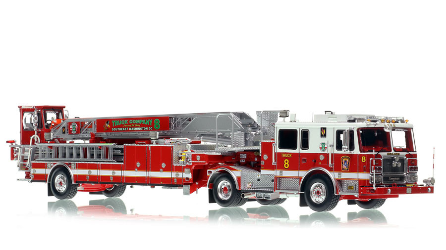 Fire Replicas D.C. Fire & EMS 2020 Seagrave Capitol 100' TDA - Truck 8 ...