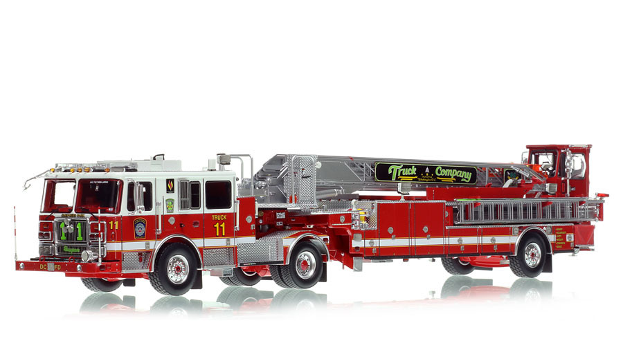 Fire Replicas D.C. Fire & EMS 2021 Seagrave Capitol 100' TDA - Truck 11 ...