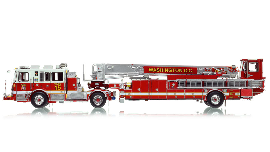 Fire Replicas D.C. Fire & EMS 2021 Seagrave Capitol 100' TDA - Truck 15 ...