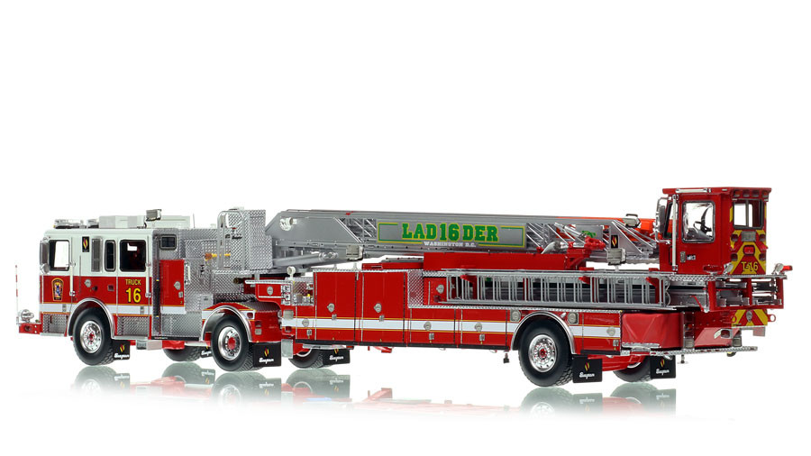 Fire Replicas D.C. Fire & EMS 2019 Seagrave Capitol 100' TDA - Truck 16 ...
