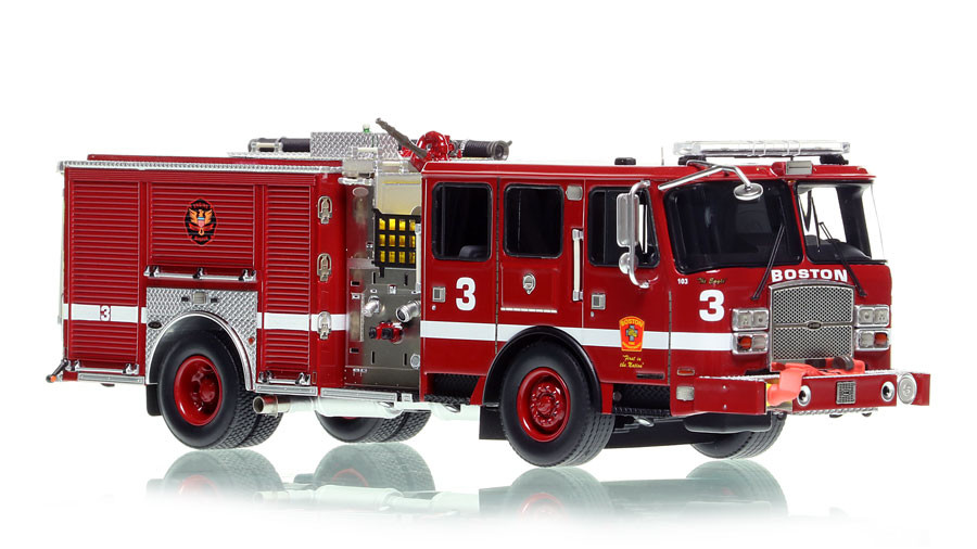 Fire Replicas Boston Fire Department 2017 E-One Typhoon Engine 3 Scale ...