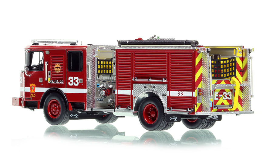 Fire Replicas Boston Fire Department 2017 E-One Typhoon Engine 33 Scale ...