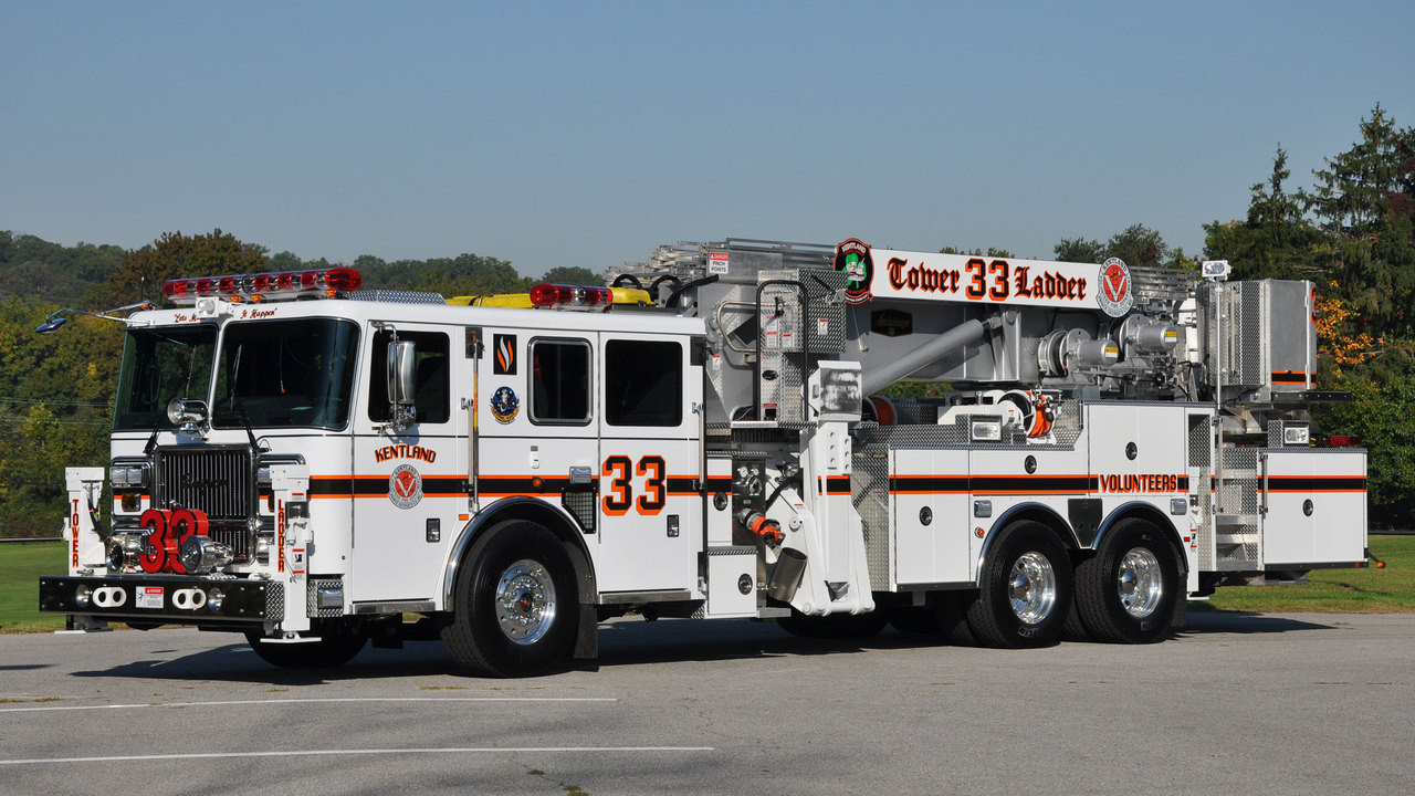 Fire Replicas Kentland Volunteer Fire Department Tower 33 Scale Model
