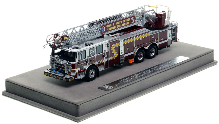 Fire Replicas PGFD 2019 Pierce Enforcer 107' Ascendant Truck 826 ...