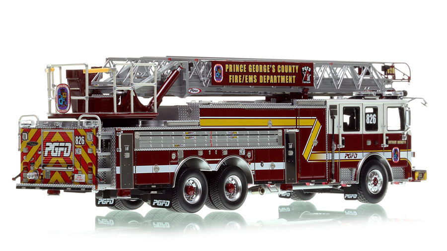 Fire Replicas PGFD 2019 Pierce Enforcer 107' Ascendant Truck 826 ...