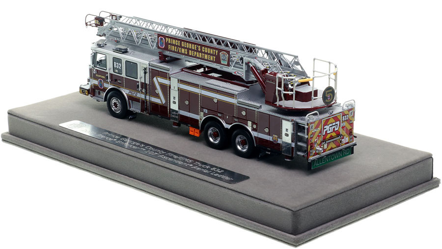 Fire Replicas PGFD 2021 Pierce Enforcer 107' Ascendant Truck 832 ...