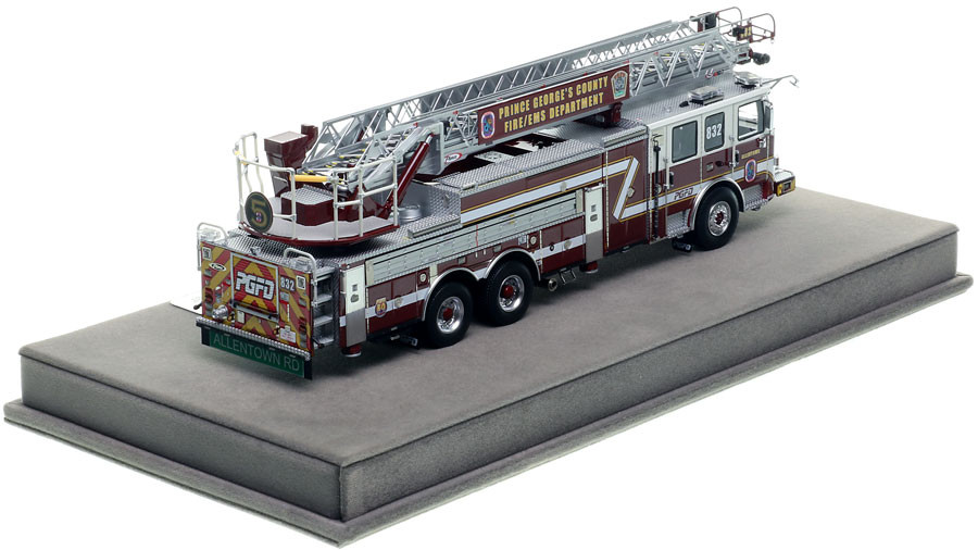 Fire Replicas PGFD 2021 Pierce Enforcer 107' Ascendant Truck 832 ...