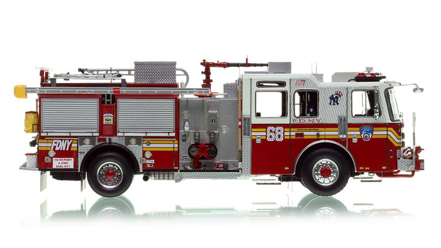 Fire Replicas FDNY 2016 KME Severe Service Engine 68 - Bronx Scale Model