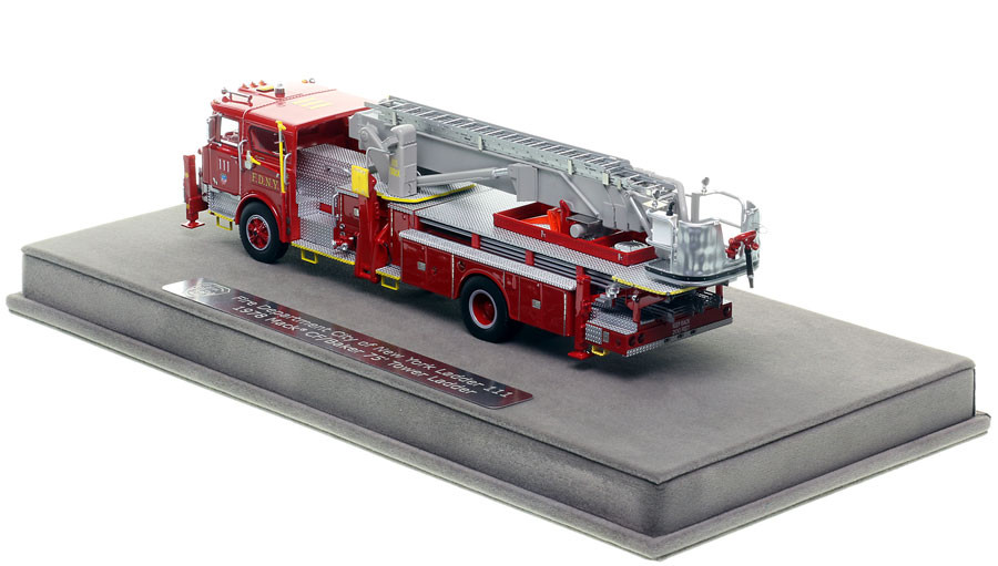 Fire Replicas FDNY 1978 Mack® CF/Baker 75' Tower Ladder 111 - Brooklyn ...