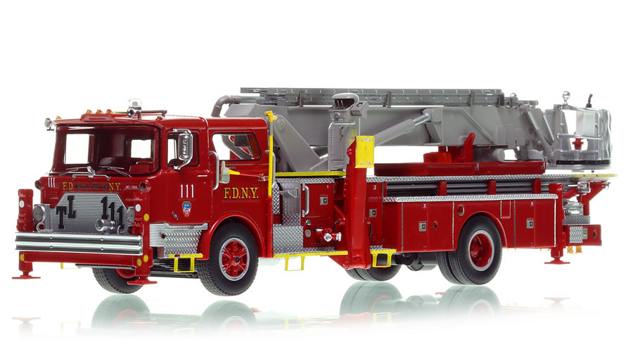 Fire Replicas FDNY 1978 Mack® CF/Baker 75' Tower Ladder 111 - Brooklyn ...