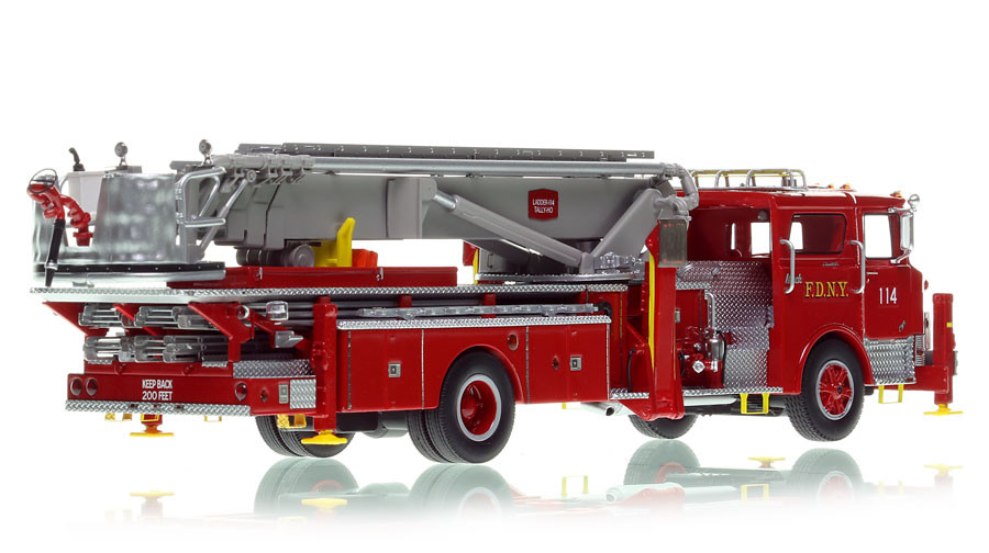 Fire Replicas FDNY 1979 Mack® CF/Baker 75' Tower Ladder 114 - Brooklyn ...