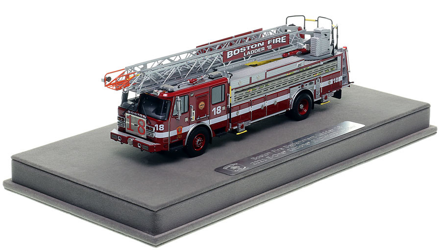 Fire Replicas Boston Fire Department 2021 E-One Cyclone II - Ladder 18 ...