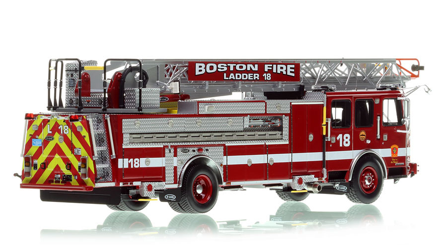 Fire Replicas Boston Fire Department 2021 E-One Cyclone II - Ladder 18 ...