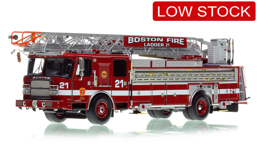 Fire Replicas Boston Fire Department 2016 E-One Cyclone II - Ladder 21 ...