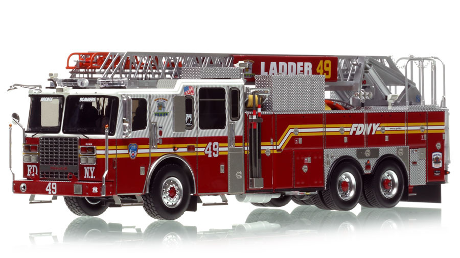 Fire Replicas Fire Department City of New York 2011 Ferrara Ladder 49 ...