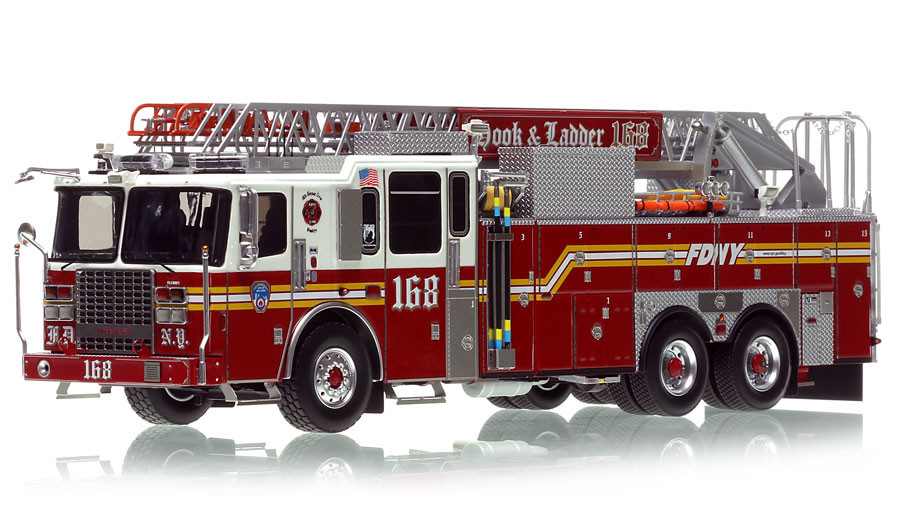 Fire Replicas Fire Department City of New York 2013 Ferrara Ladder 168 ...