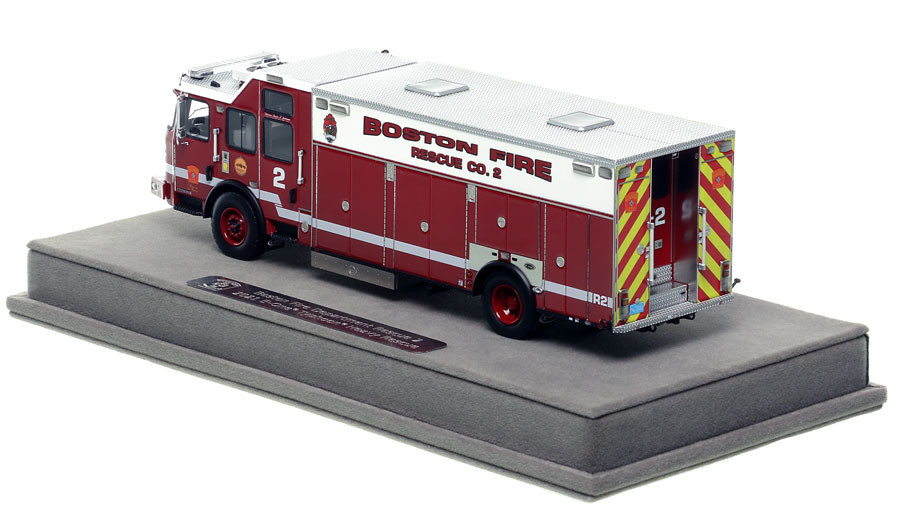 Fire Replicas Boston Fire Department 2021 E-One Typhoon Rescue 2 Scale ...