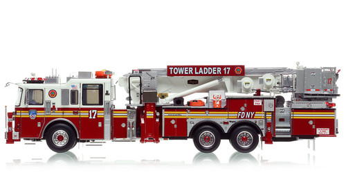 Fire Replicas FDNY 2017 Seagrave Attacker 75' Tower Ladder 17 - Bronx ...
