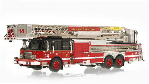 Fire Replicas Chicago Fire Department Tower Ladder 14 Scale Model