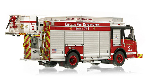 Fire Replicas Chicago Fire Department Rosenbauer Squad 2/2A Set Scale ...
