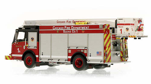 Fire Replicas Chicago Fire Department Rosenbauer Squad 1/1A Set Scale ...