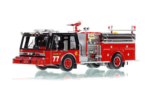 Fire Replicas Chicago Fire Department E-One Hurricane Engine 77 Scale Model