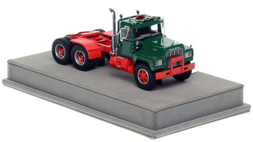 Fire Replicas Mack® R Tandem Axle Tractor - Green over Red Scale Model