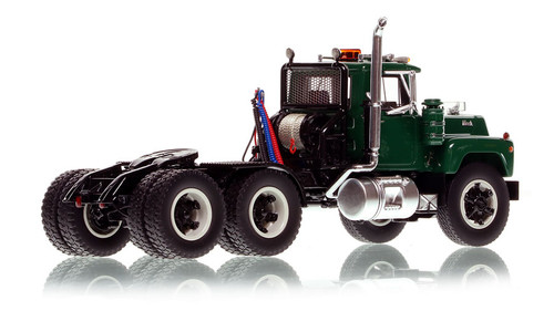 Fire Replicas Mack® R Tandem Axle Tractor - Green over Black Scale Model