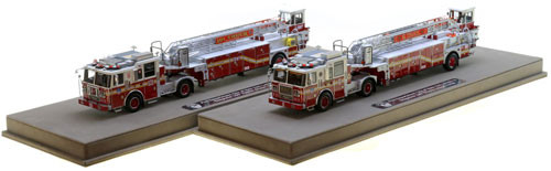 New FDNY Tillers 6 and 101 for Chinatown and Brooklyn - Fire Replicas