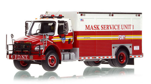 New Freightliner/Seagrave Mask Service Units for FDNY - Fire Replicas