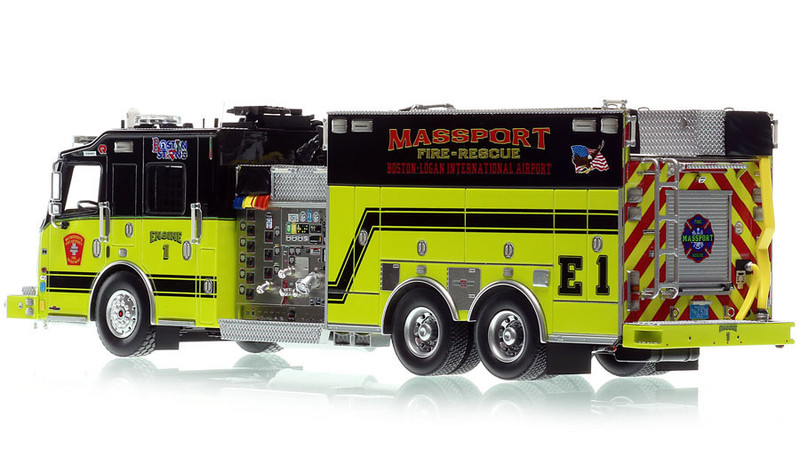 Fire Replicas Massport Fire-Rescue 2019 Rosenbauer Commander Engine 1 ...