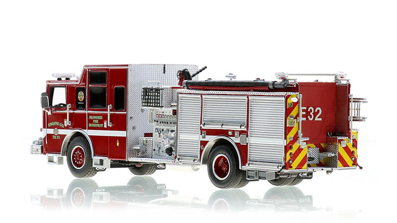 Fire Replicas Milwaukee Fire Department Engine 32 Scale Model
