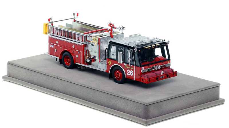 Fire Replicas Chicago Fire Department E-One Hurricane Engine 26 Scale Model
