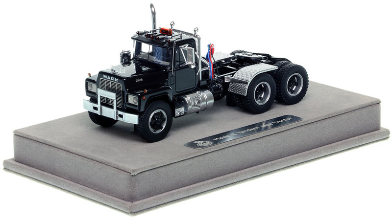 Fire Replicas Mack® R Tandem Axle Tractor - Black Scale Model