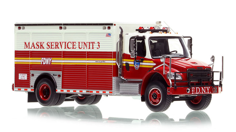 Fire Replicas FDNY 2015 Freightliner M2/Seagrave Mask Service Unit 3