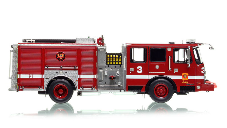 Fire Replicas Boston Fire Department 2017 E-One Typhoon Engine 3 Scale ...