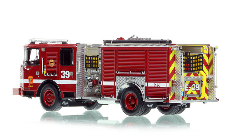 Fire Replicas Boston Fire Department 2017 E-One Typhoon Engine 39 Scale ...
