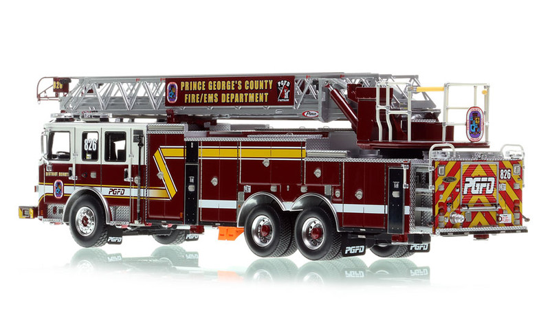 Fire Replicas PGFD 2019 Pierce Enforcer 107' Ascendant Truck 826 ...