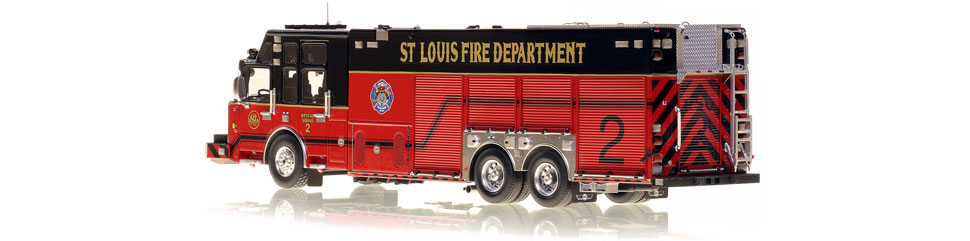 Fire Replicas St. Louis Fire Department Rescue 2 Scale Model