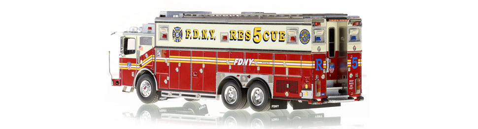 Fire Replicas FDNY Rescue 5 Scale Model