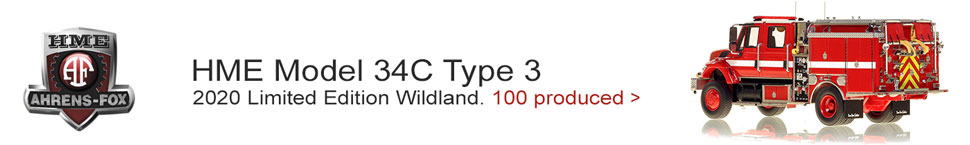 HME fire apparatus scale models by Fire Replicas