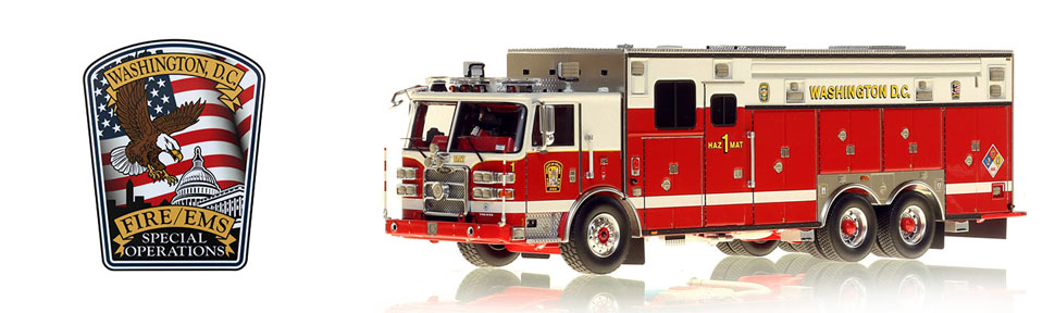 Pierce museum grade fire truck scale models by Fire Replicas