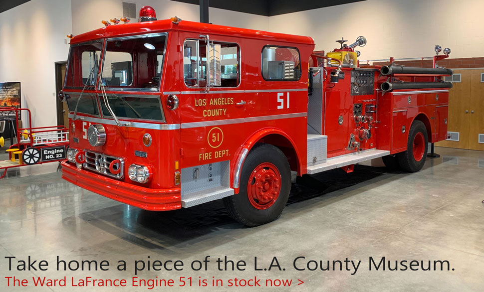 Fire Replicas Los Angeles County Fire Department scale models